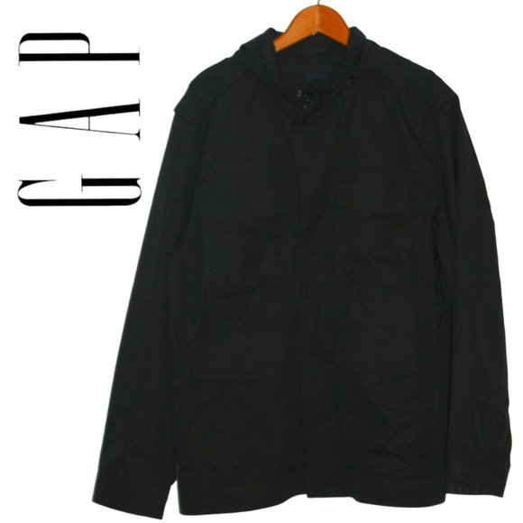 GAP | Jackets & Coats | Gap Mens Raincoat With Cargo Pockets Size Xl ...